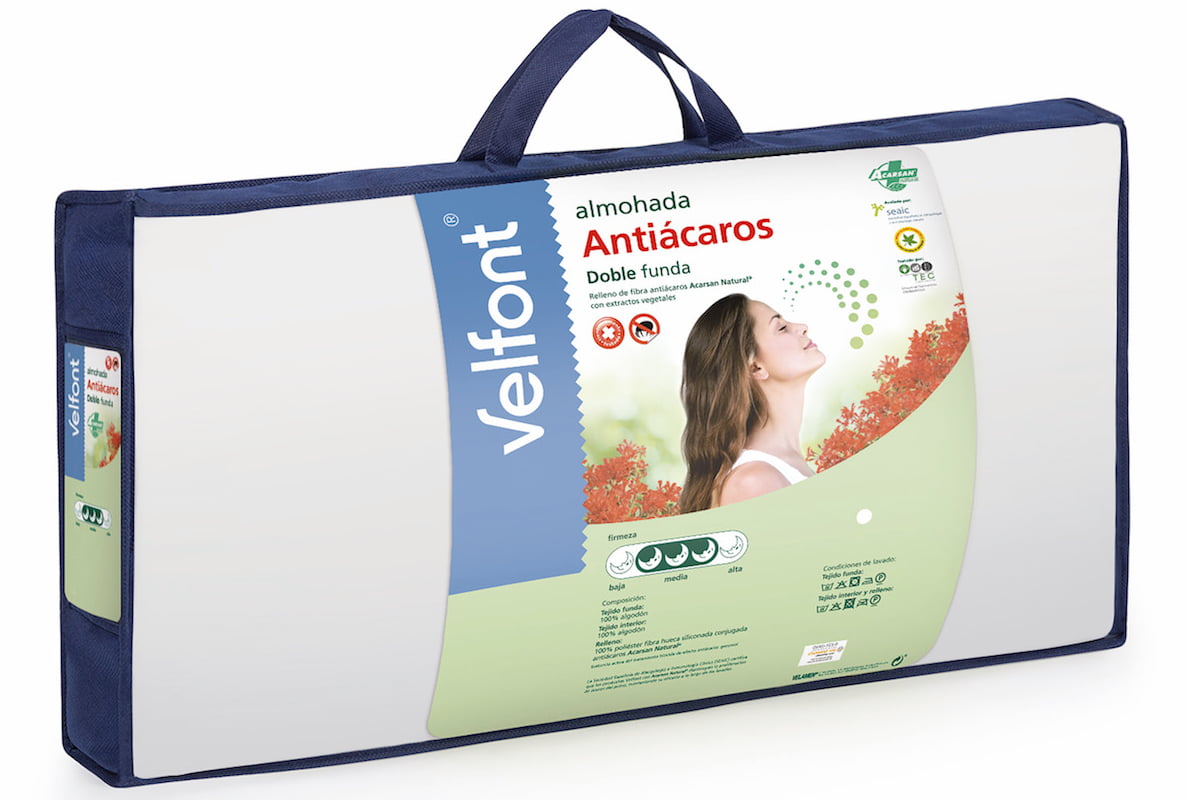 Almohada VELFONT ANTIÁCAROS - Colchon KO